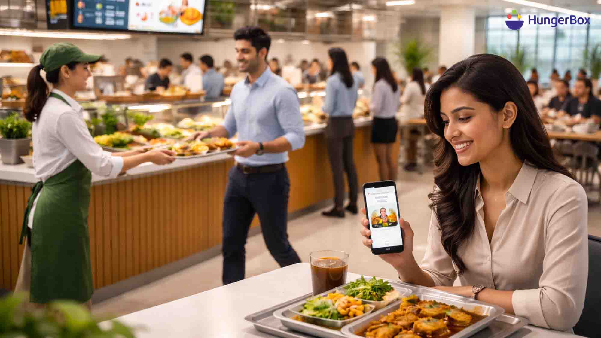 Modern Corporate Cafeteria Solution for Indian Companies